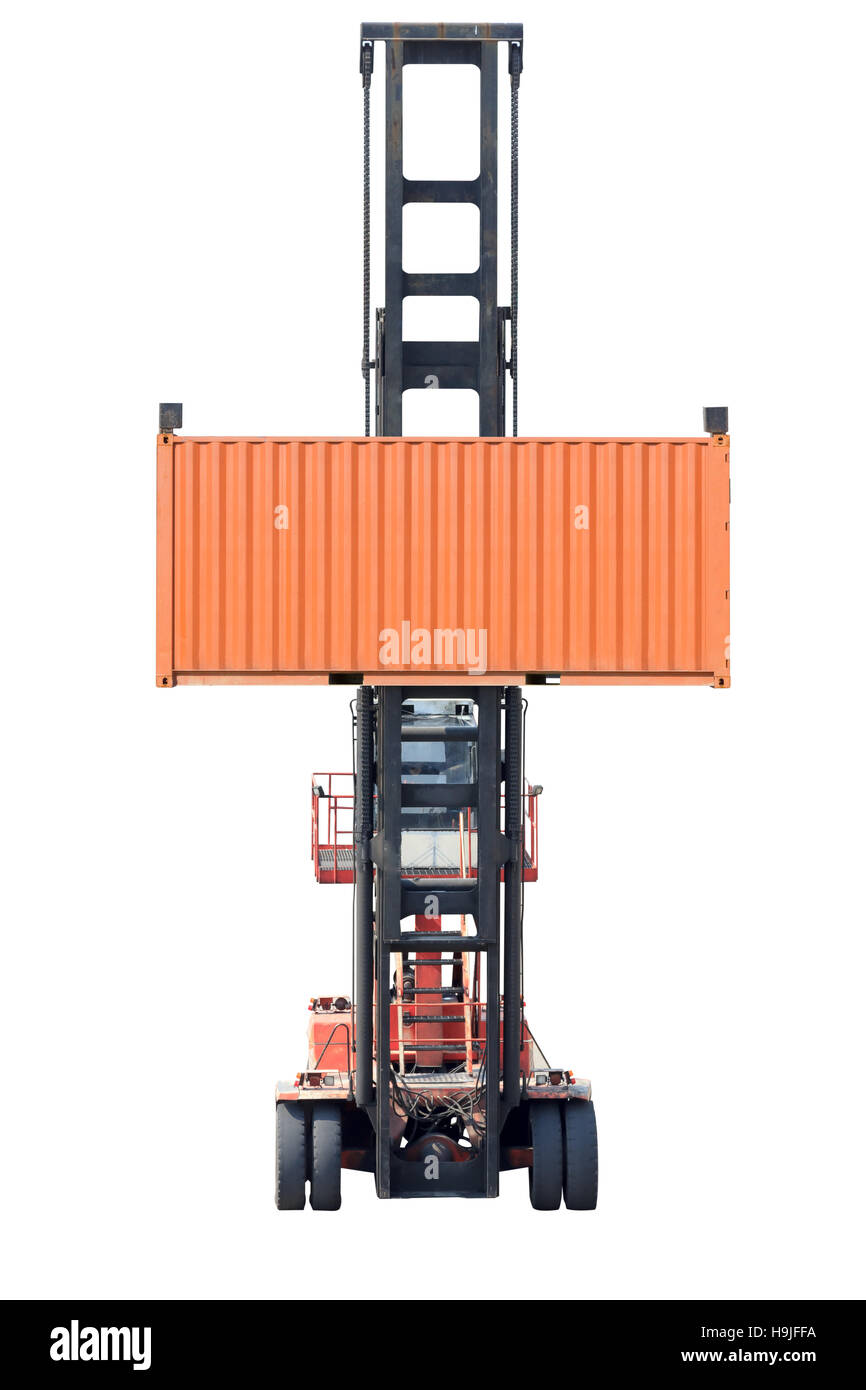 Empty container stacker hi-res stock photography and images - Alamy