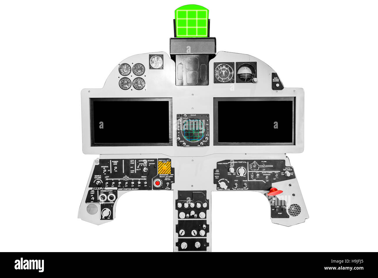 Fighter jet cockpit controls hi-res stock photography and images - Alamy