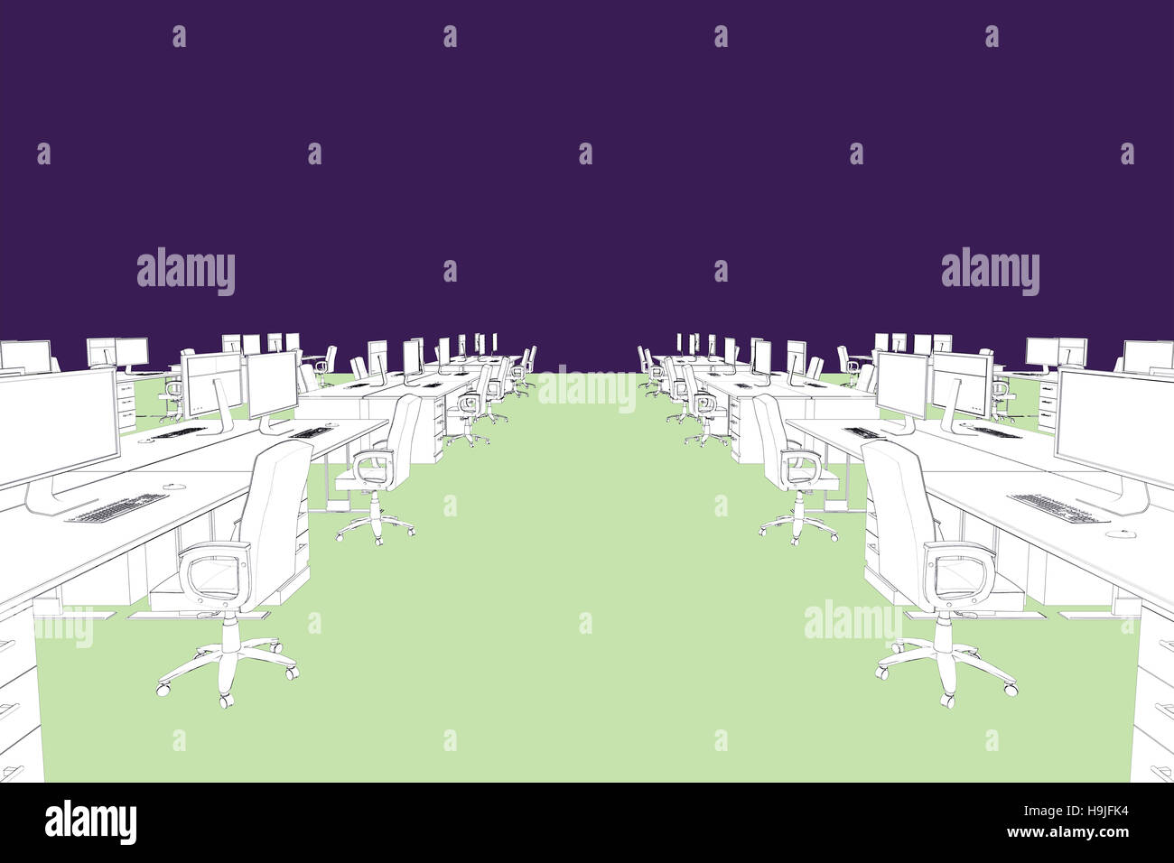 Open space design hi-res stock photography and images - Alamy