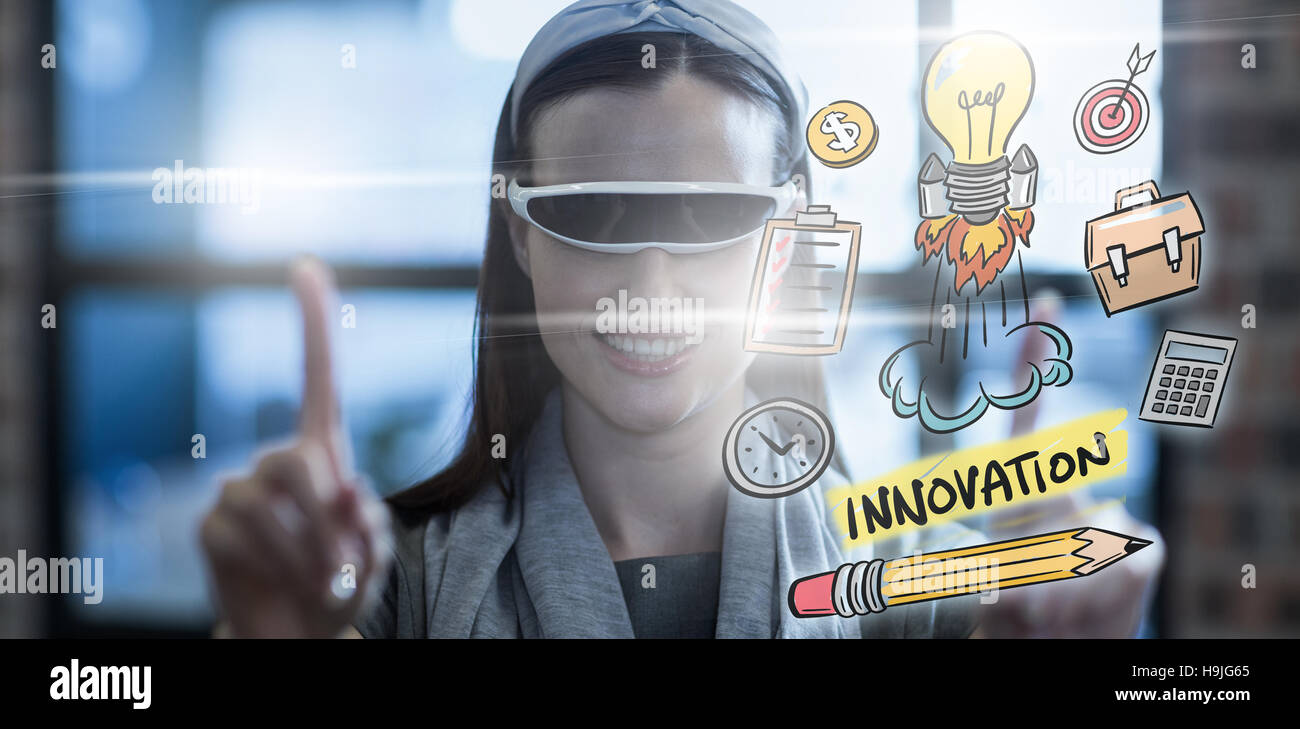 Composite image of innovation doodle Stock Photo - Alamy