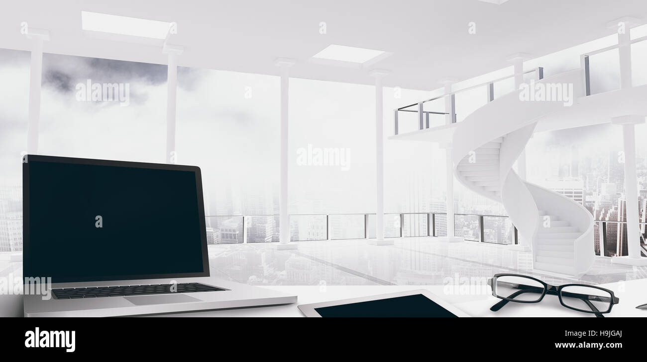 Aerial view people desk hi-res stock photography and images - Alamy