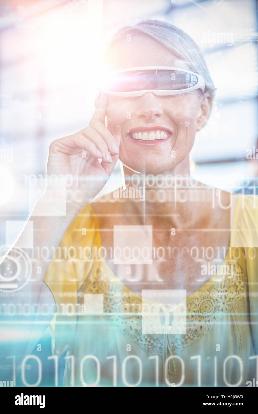 Composite image of composite image of face Stock Photo - Alamy