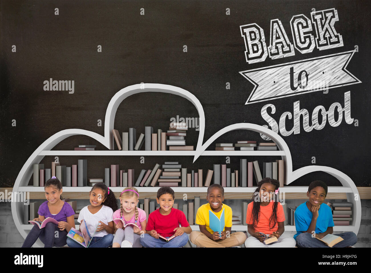 Happy pupils white background hi-res stock photography and images - Alamy