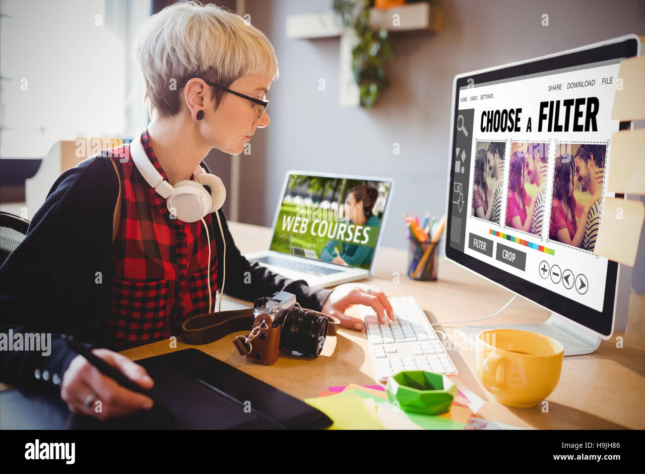 Digital composite education graphics hi-res stock photography and ...