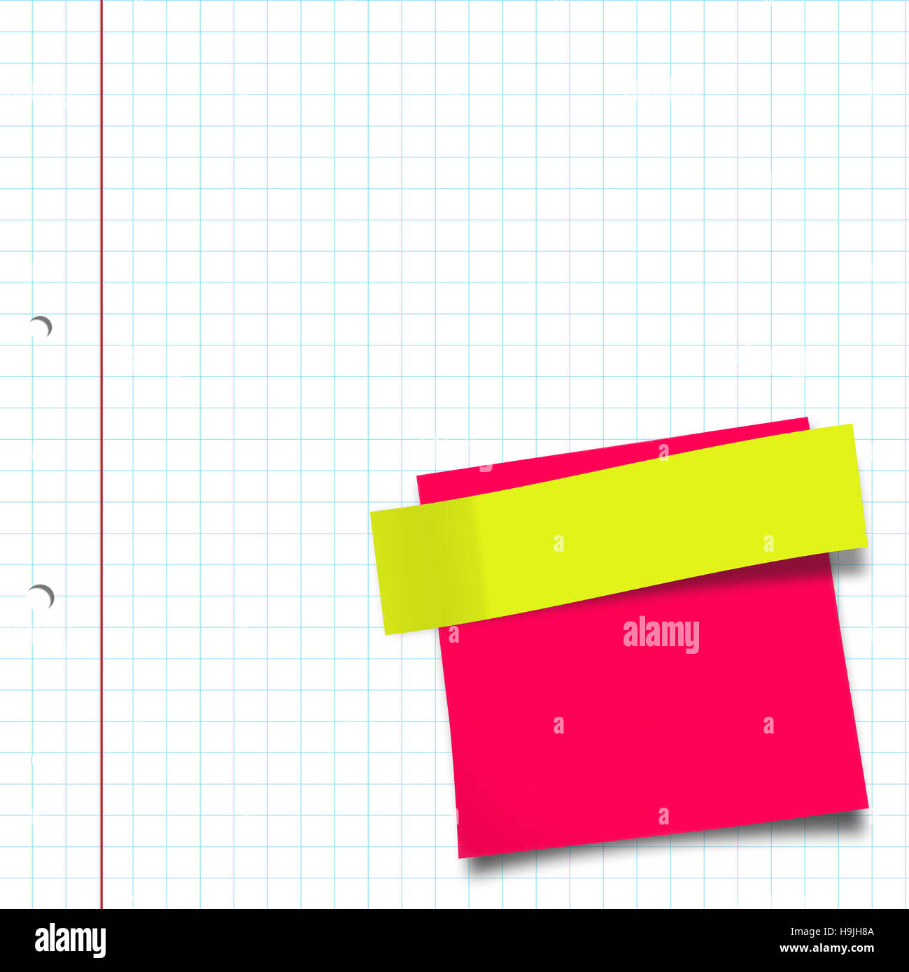 Pink notepad Cut Out Stock Images & Pictures - Alamy