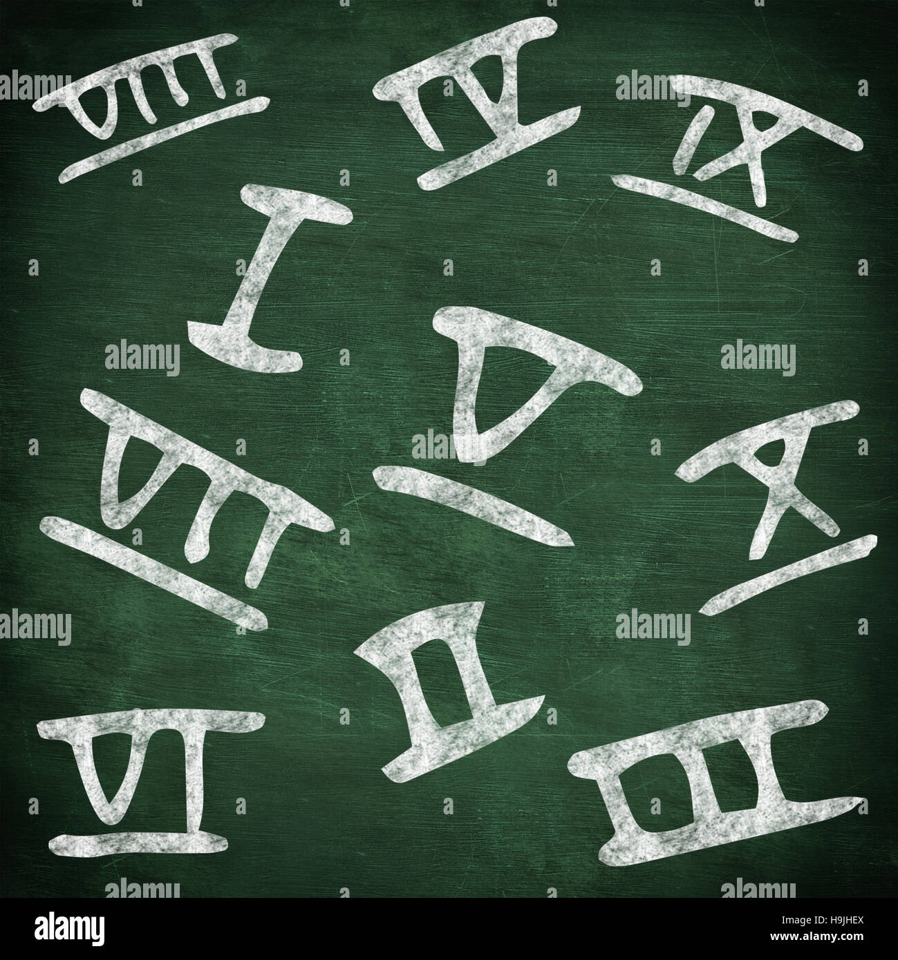 Roman numbers hi-res stock photography and images - Alamy