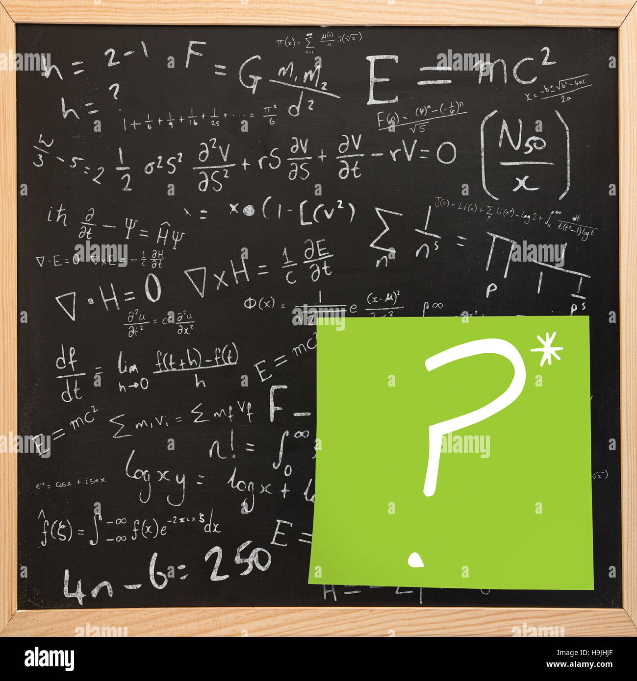 Blackboard maths formula hi-res stock photography and images - Alamy