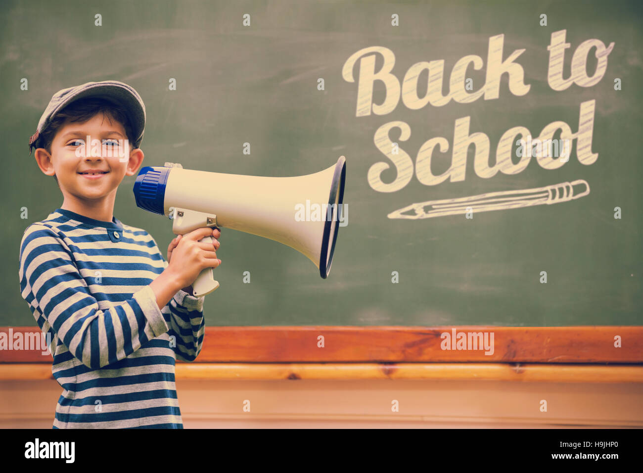 Boy With Megaphone Stock Photos & Boy With Megaphone Stock Images - Alamy