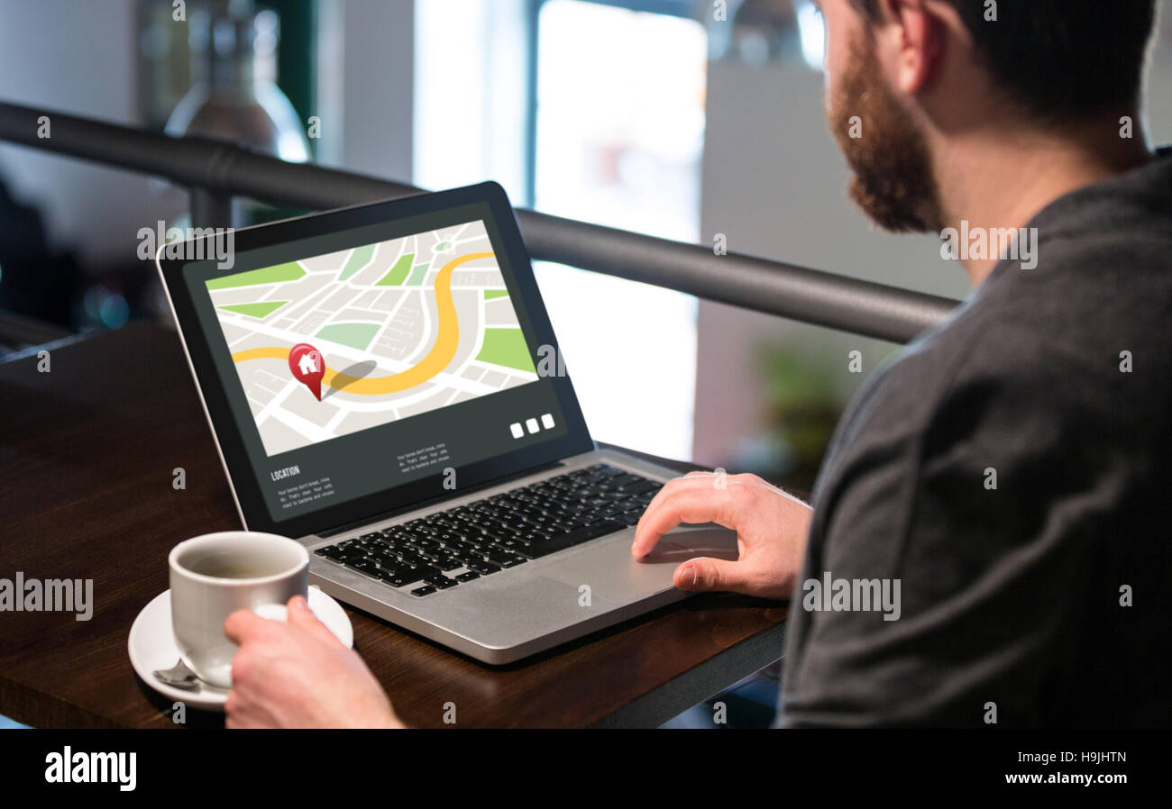 Navigation map hi-res stock photography and images - Alamy