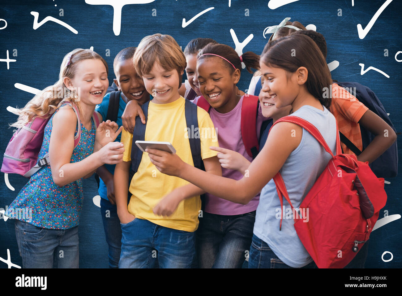 Mobile phone picture drawing hi-res stock photography and images - Alamy