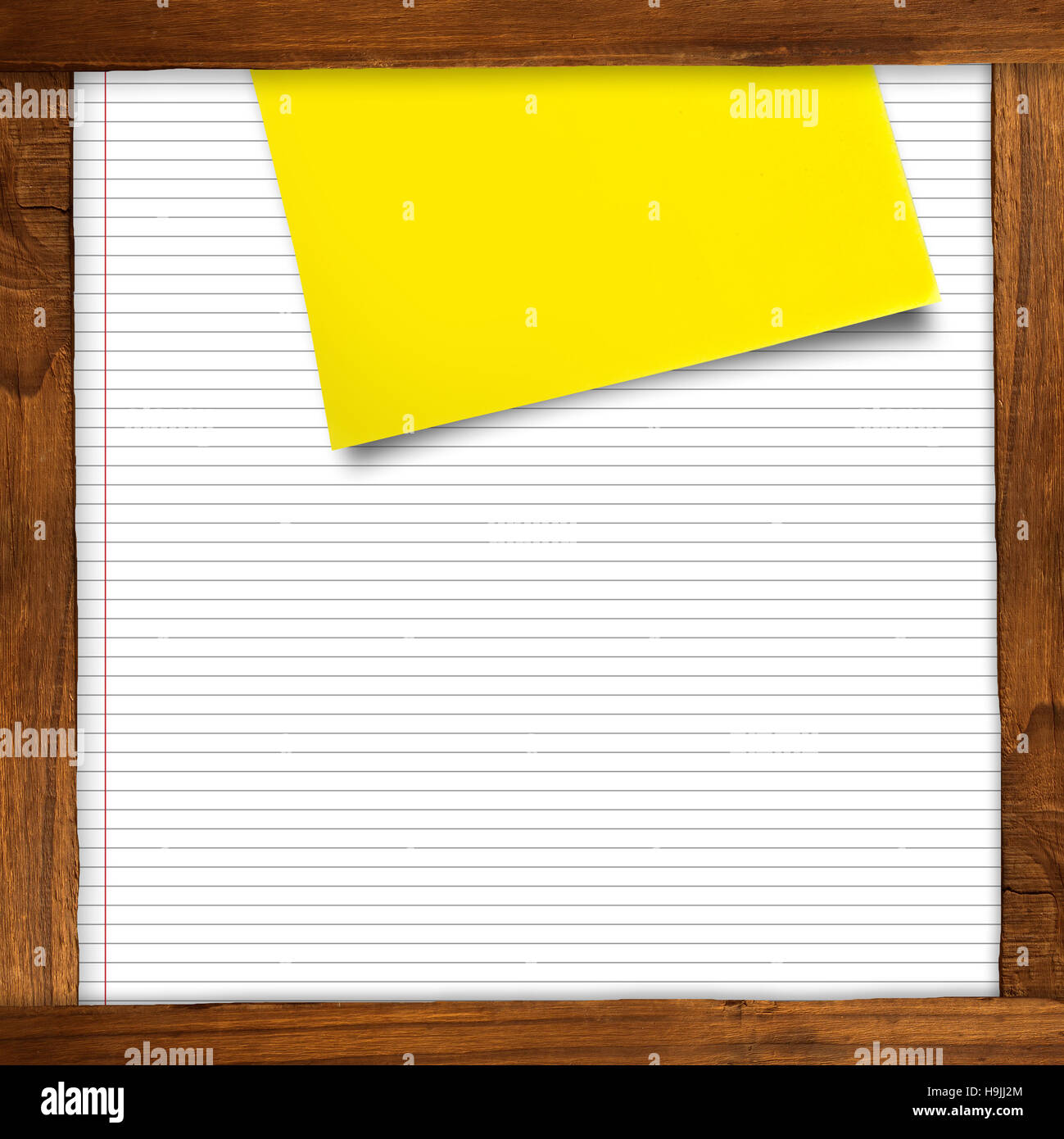 Composite image of grey sticky note Stock Photo - Alamy