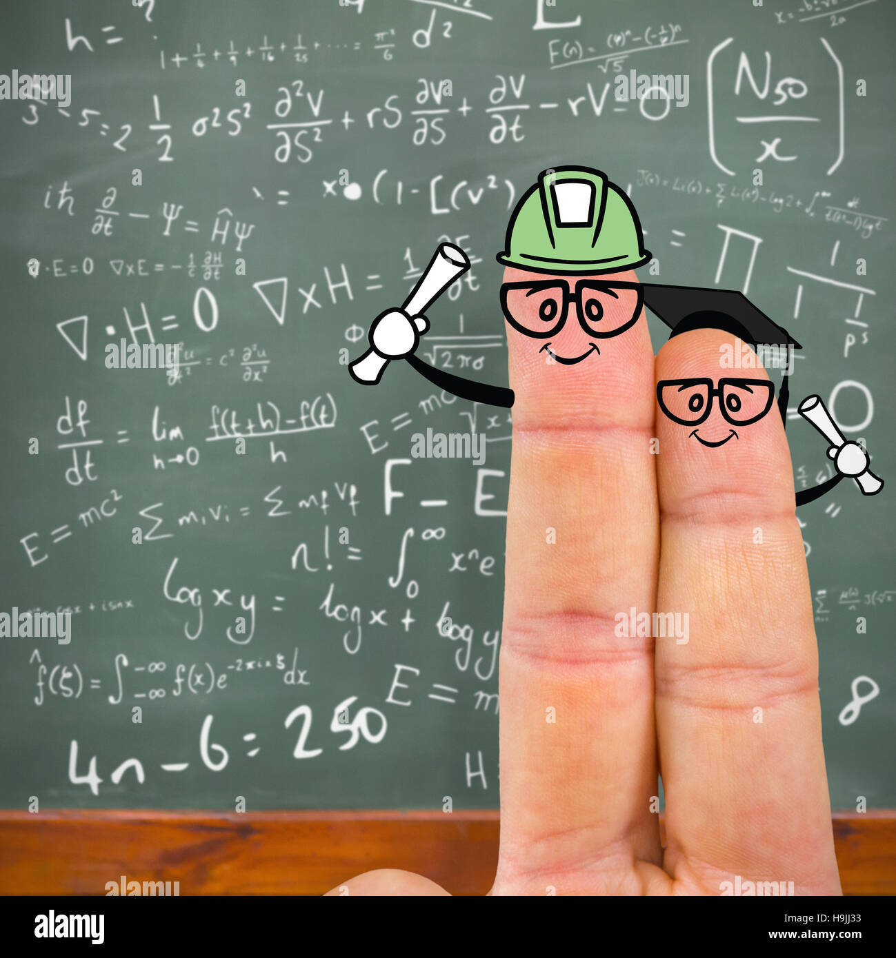 Pointing fingers cartoon hi-res stock photography and images - Alamy