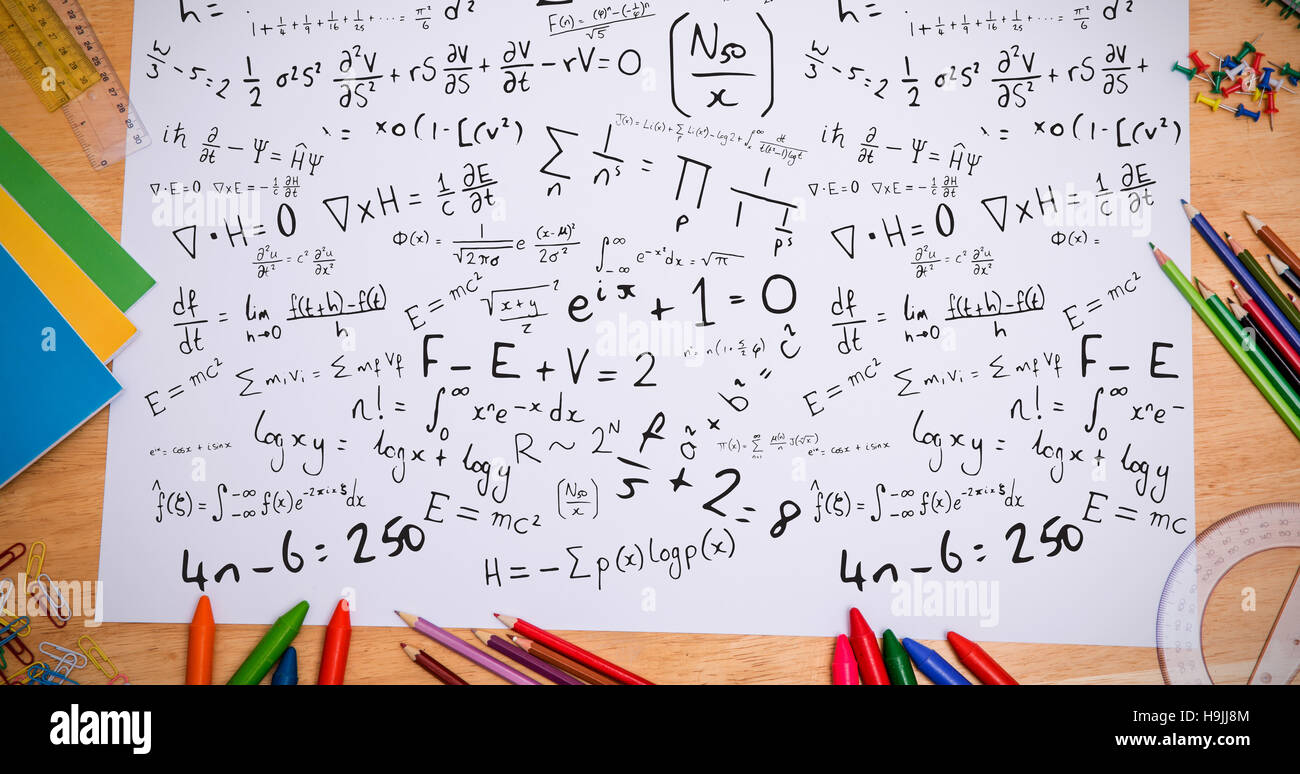 Maths colour hi-res stock photography and images - Alamy