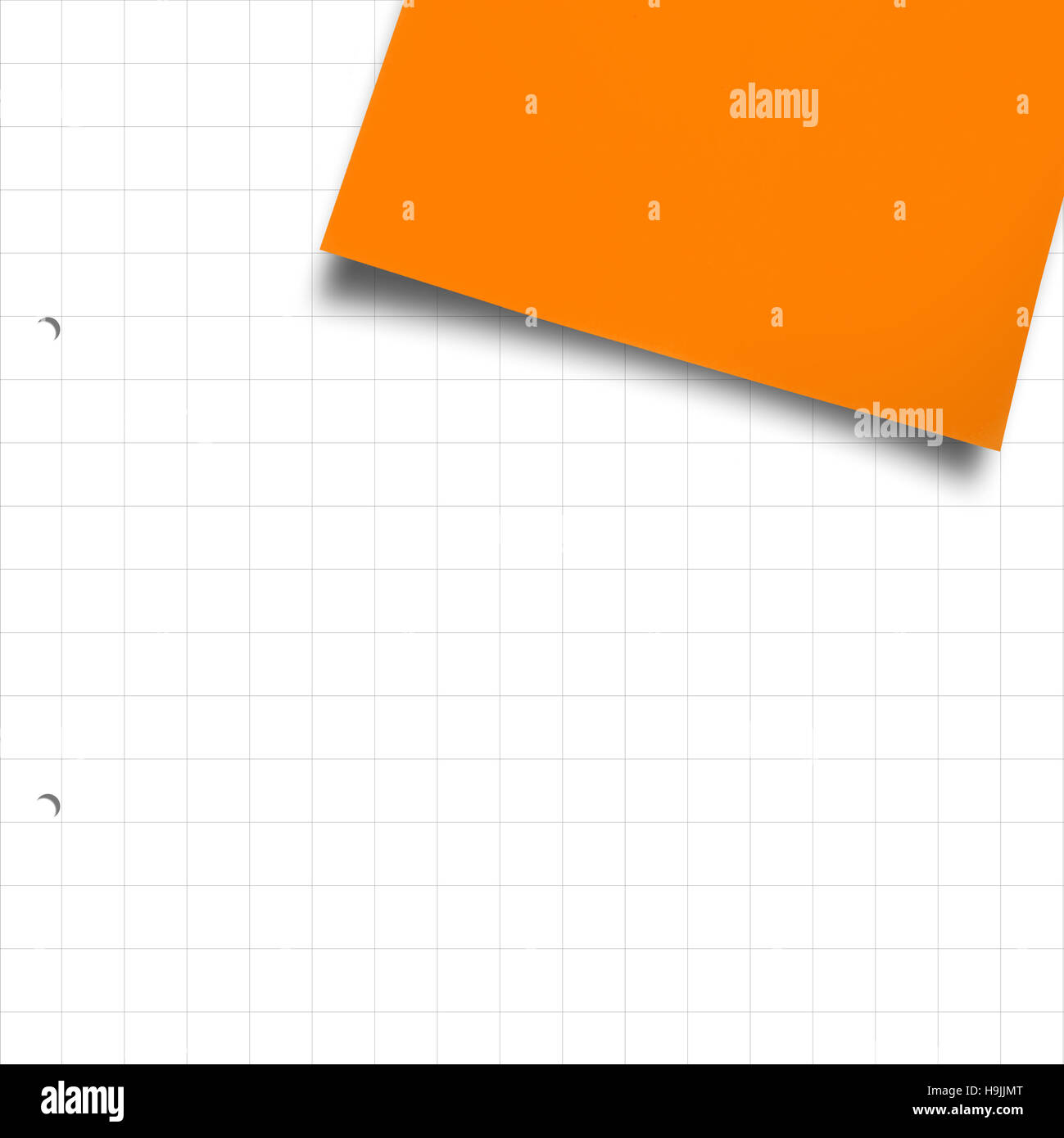 Orange paper notepad hi-res stock photography and images - Alamy
