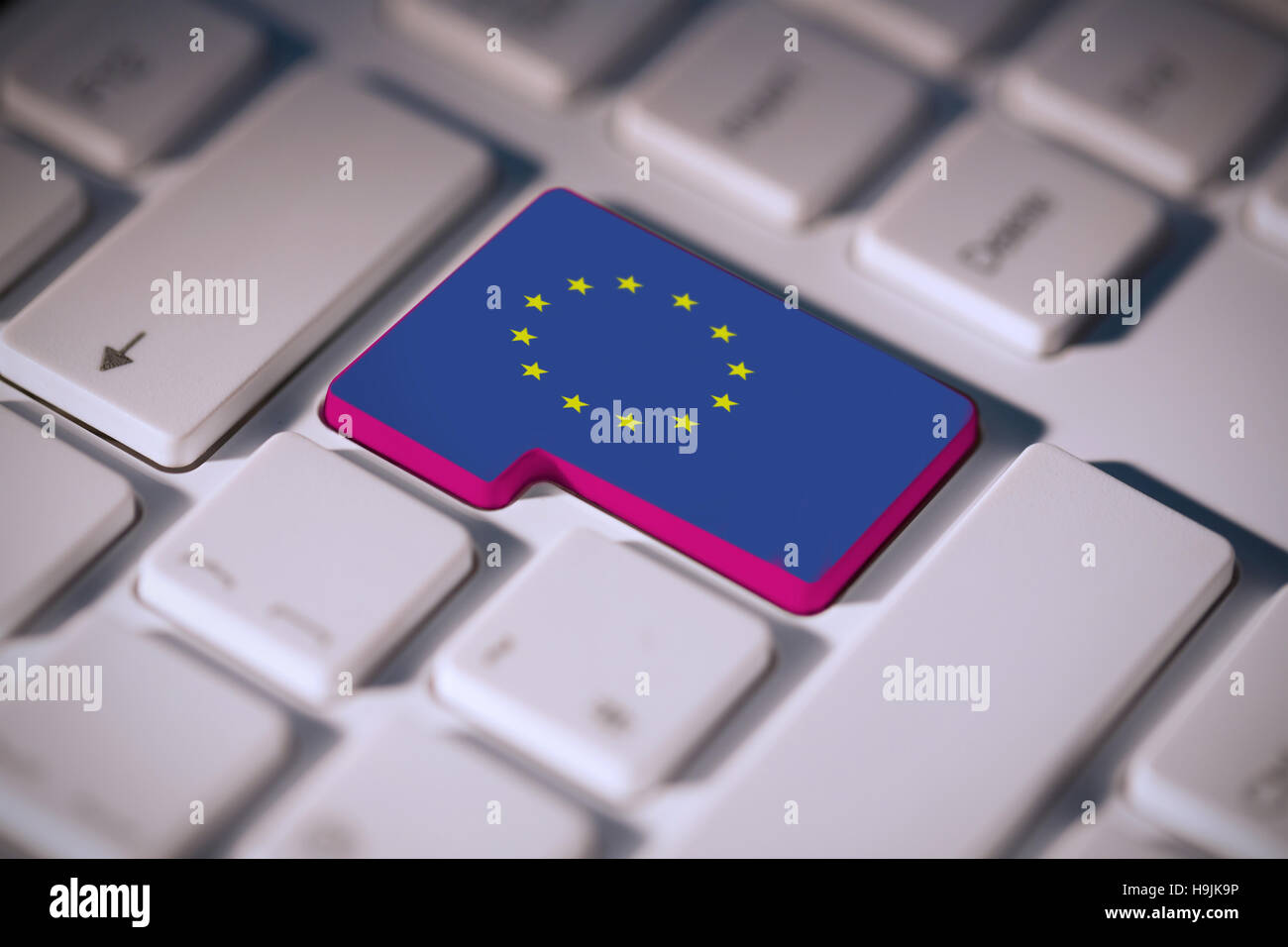 Composite image of european union flag Stock Photo - Alamy