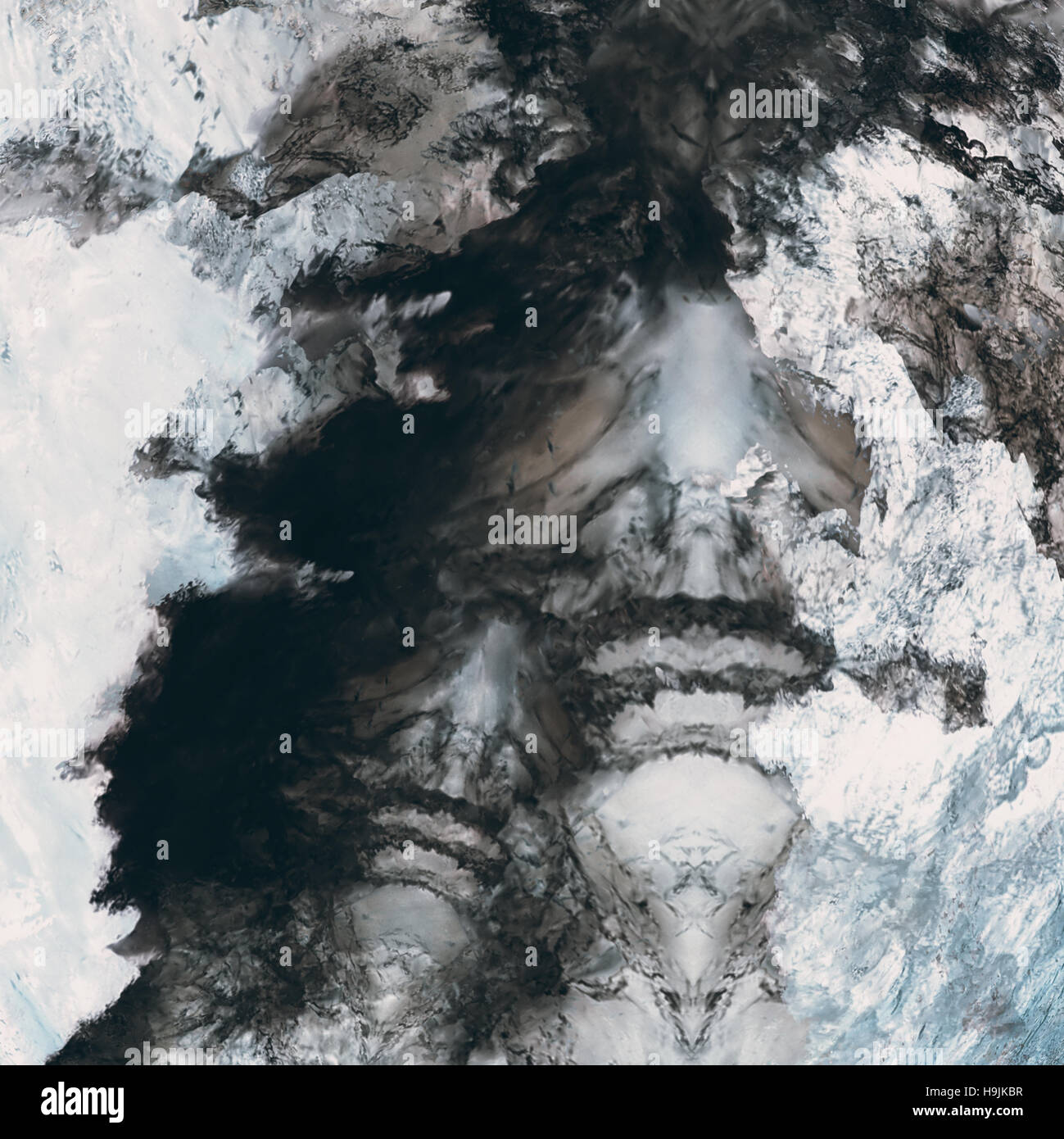 Snow covered on planet earth Stock Photo - Alamy