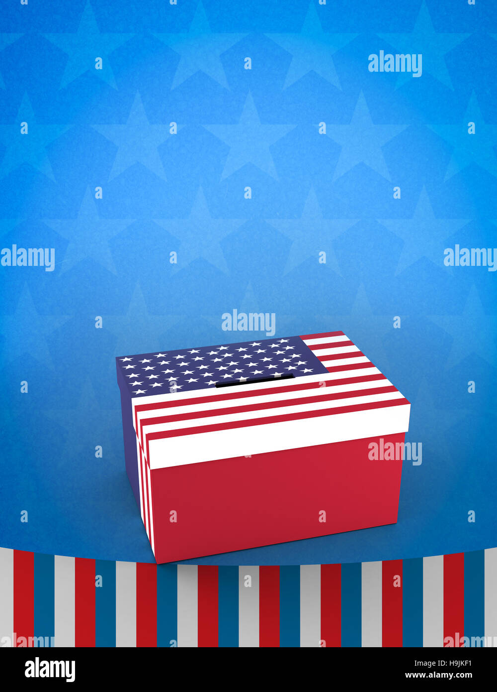 American flag clip art hi-res stock photography and images - Alamy