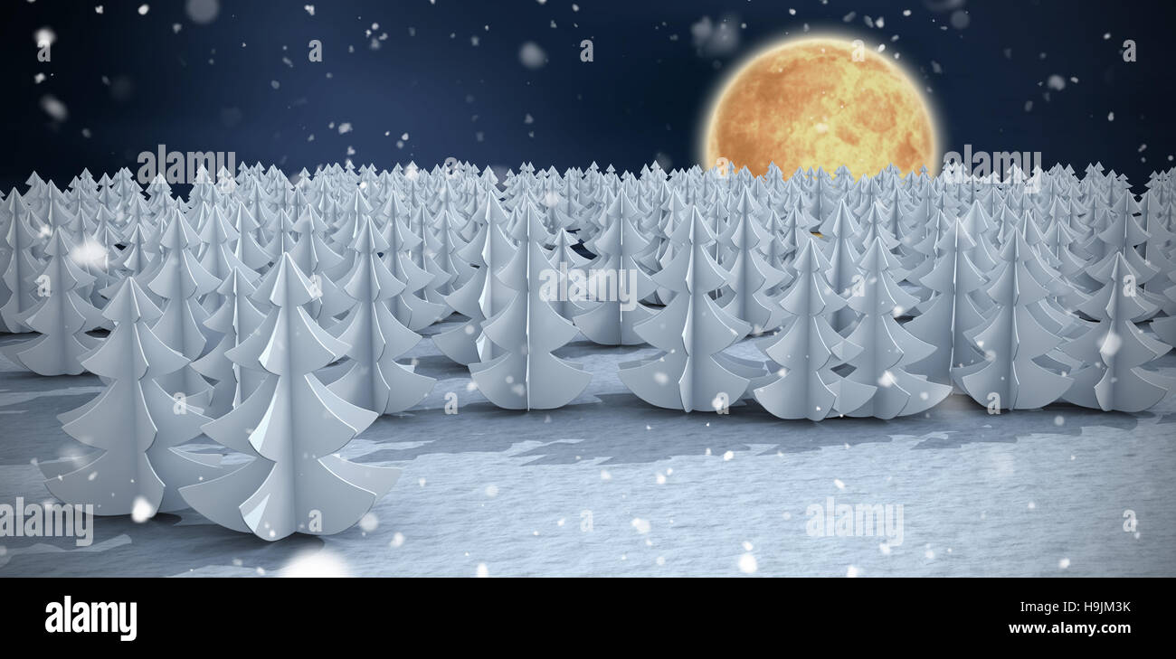 Composite full moon and stars hi-res stock photography and images - Alamy