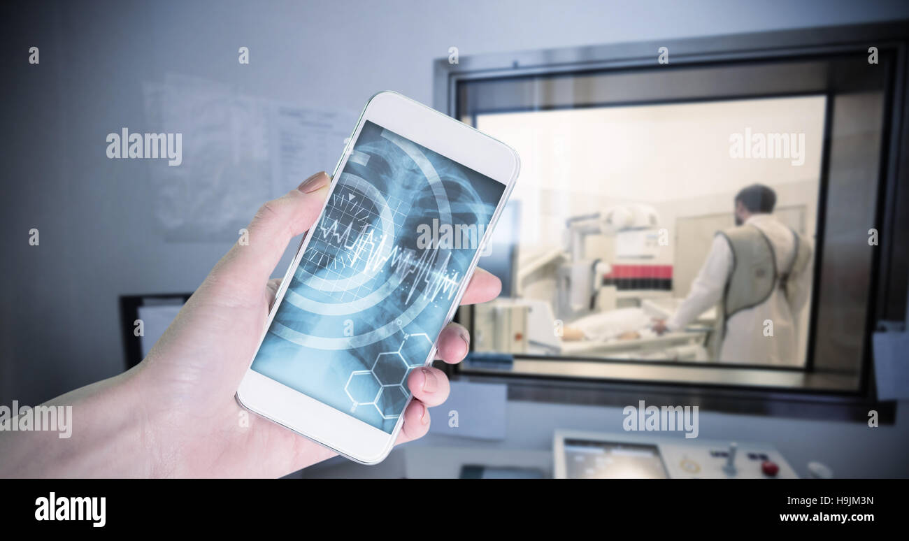Digital composite hand scan hi-res stock photography and images - Alamy