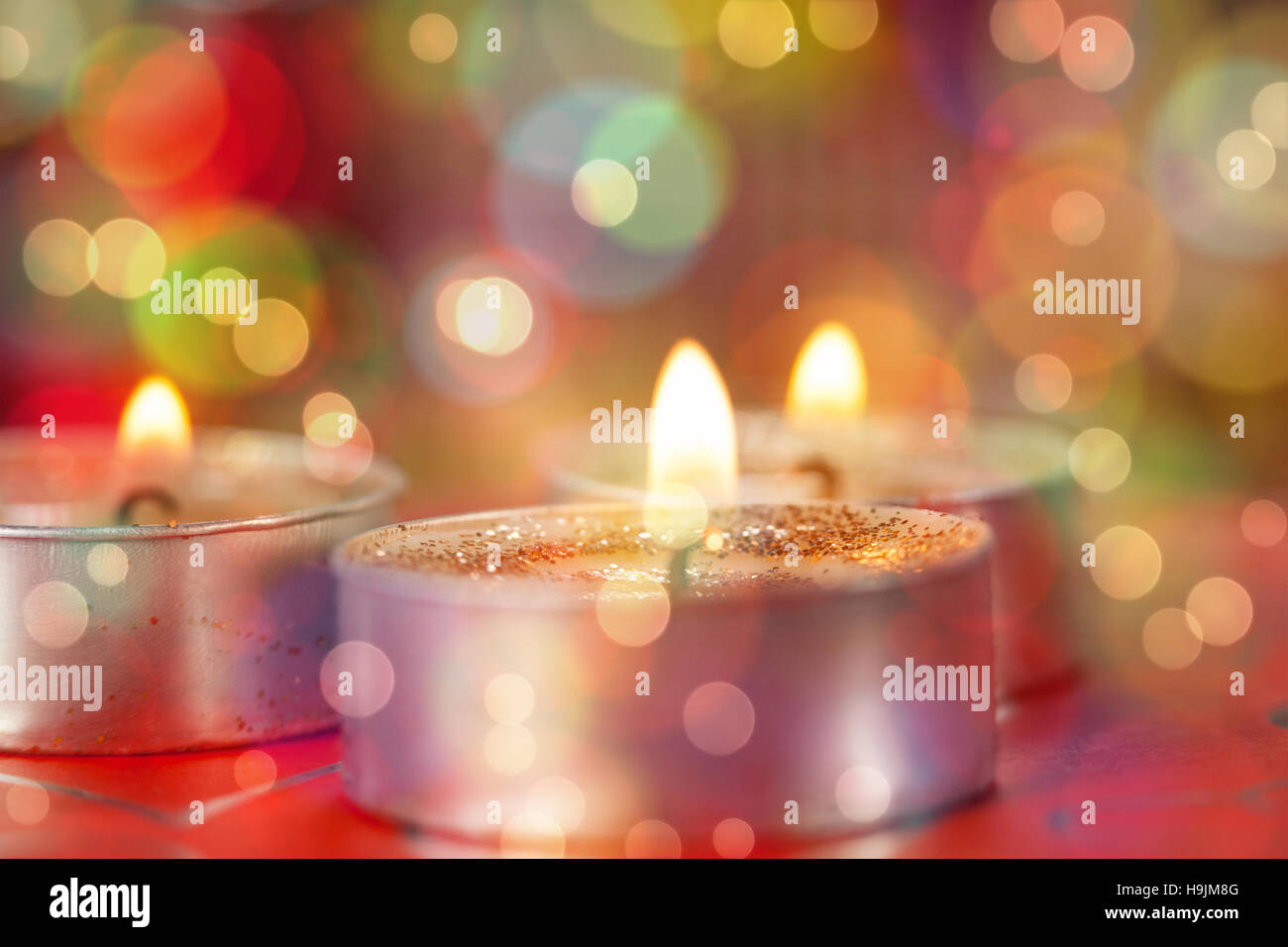Close up of candles hi-res stock photography and images - Alamy