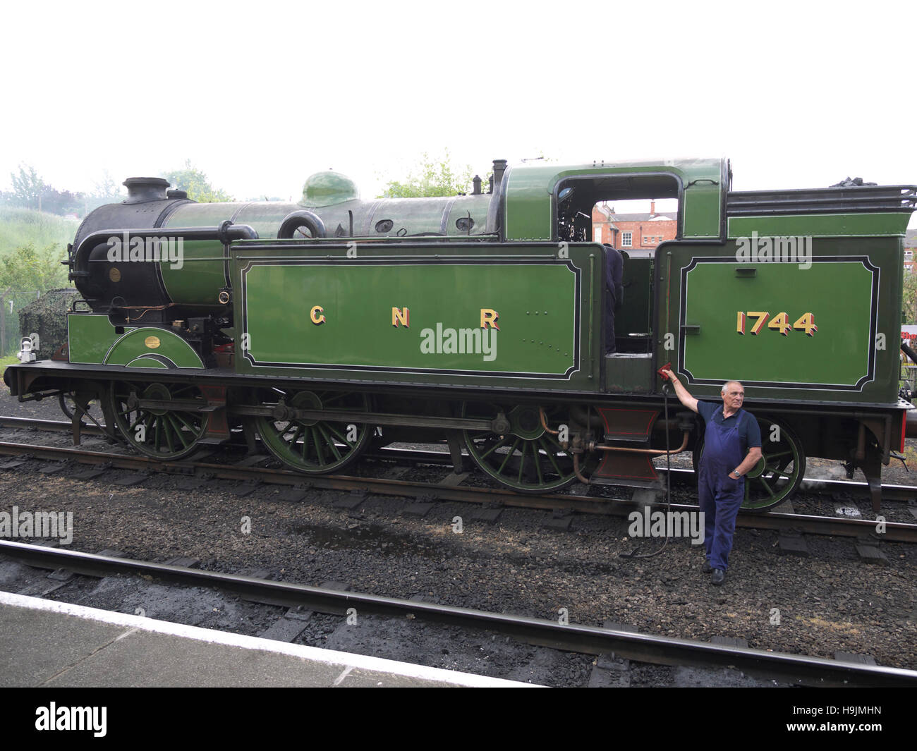 Railway steam gnr locomotive hi-res stock photography and images - Alamy