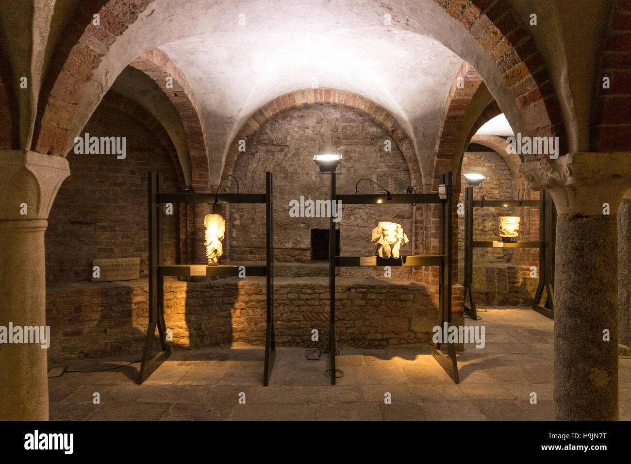 Italy, Lombardy, Milan, San Giovanni in Conca crypt Stock Photo - Alamy