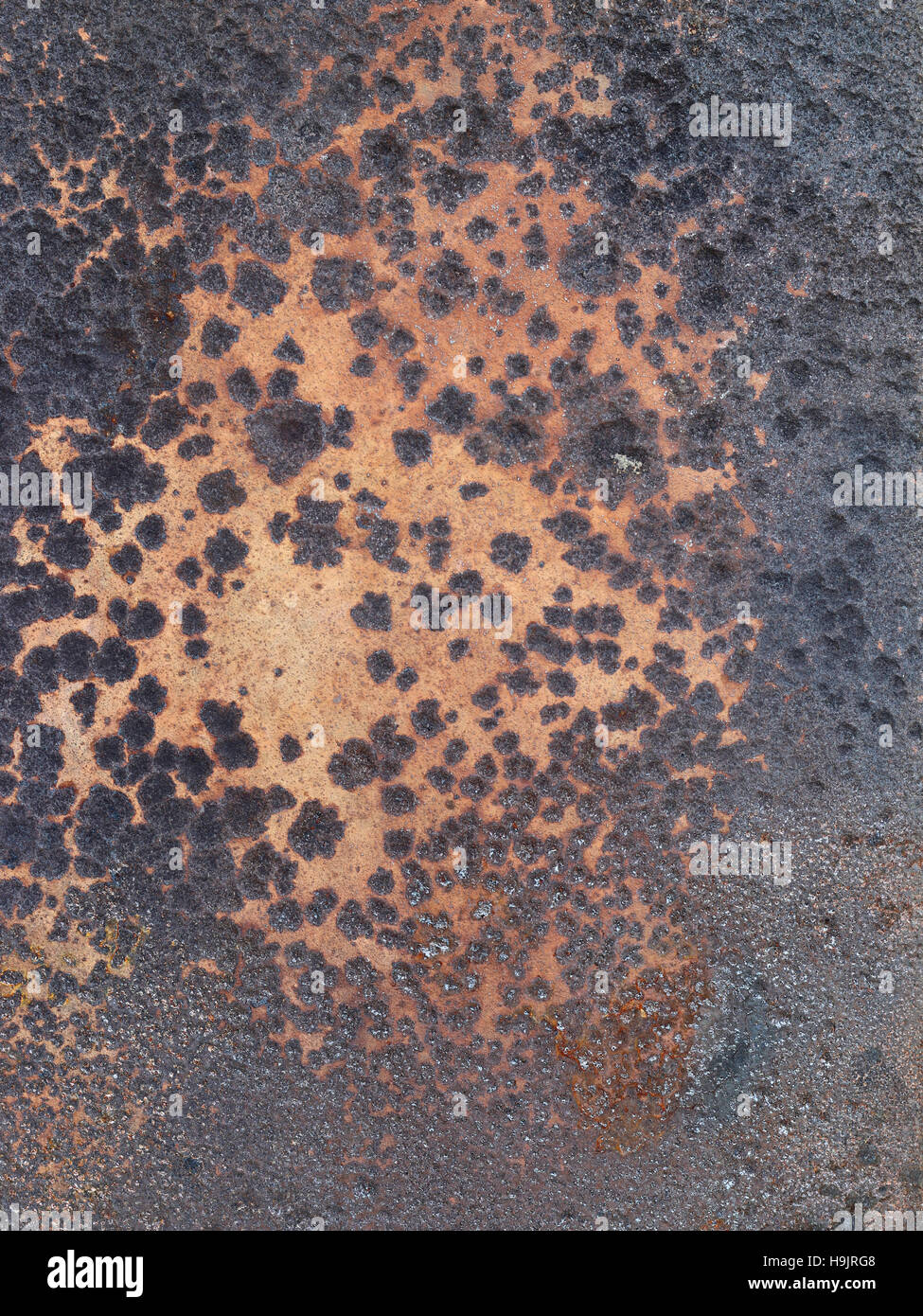 Corroded surface of the iron plate Stock Photo - Alamy