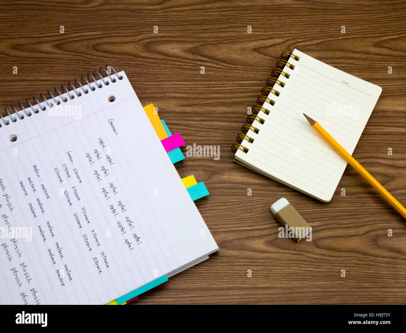 German learning new word hi-res stock photography and images - Alamy