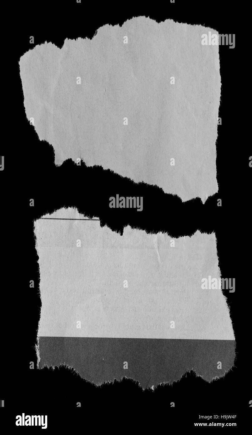 Torn paper edges on Black and White Stock Photos & Images - Alamy
