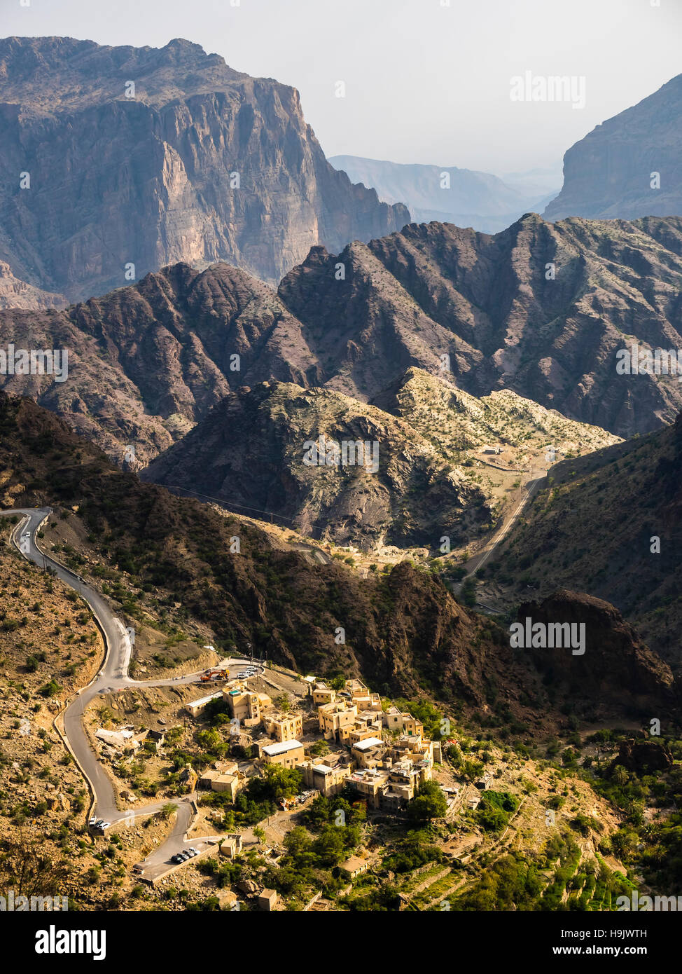 Oman, Jabal Akhdar, Al Shuraijah village Stock Photo - Alamy