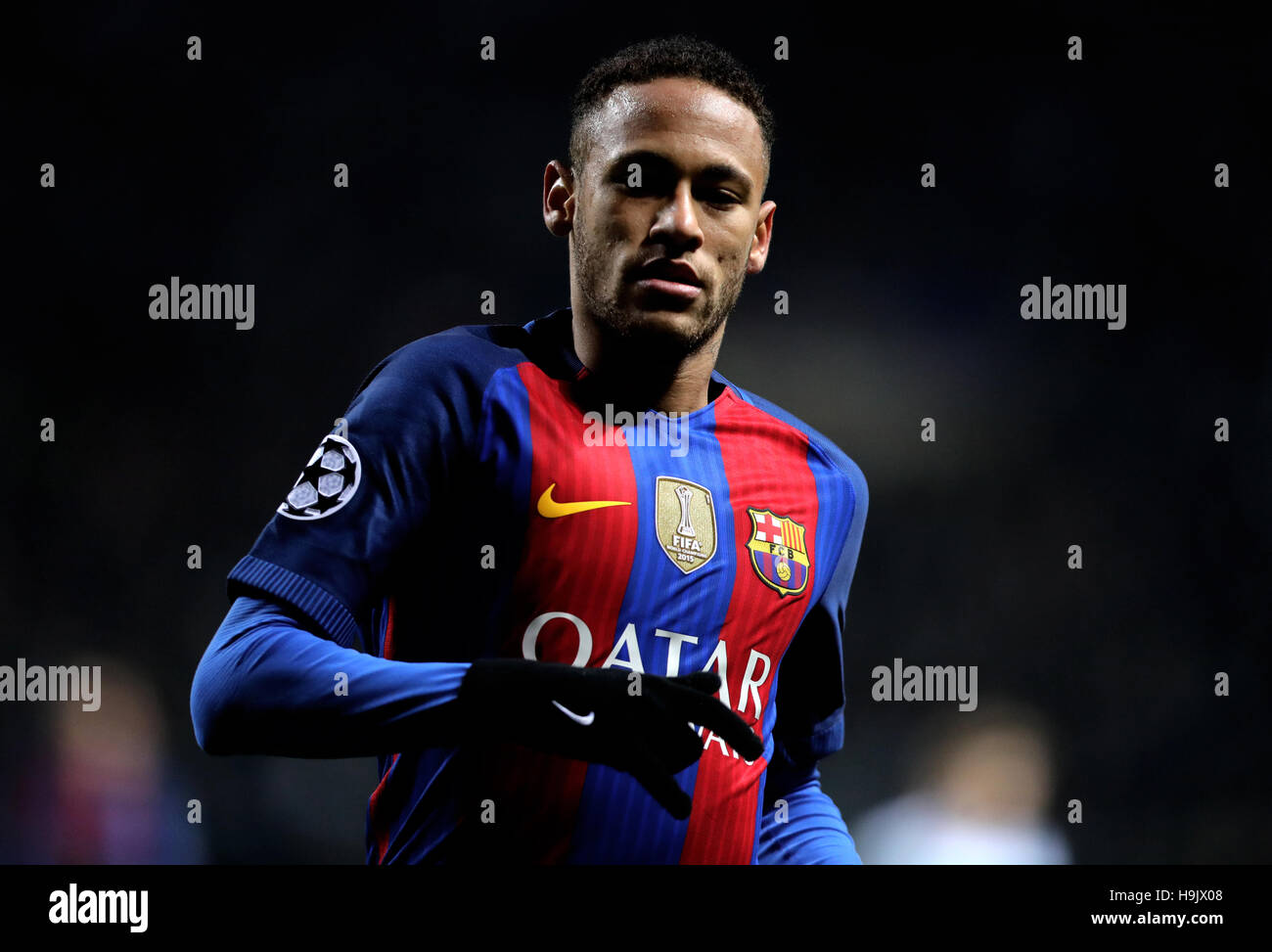 Barcelona's Neymar during the UEFA Champions League match at Celtic ...