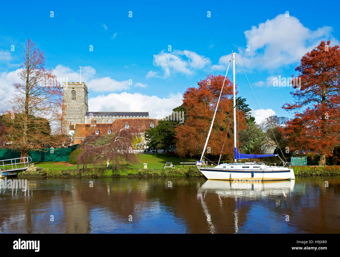 The River Frome at Wareham, Dorset, England UK Stock Photo - Alamy