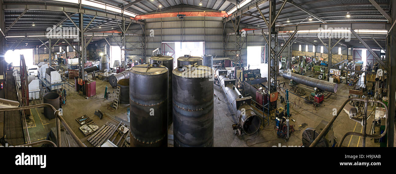 Factory workshop of steel factory Stock Photo - Alamy