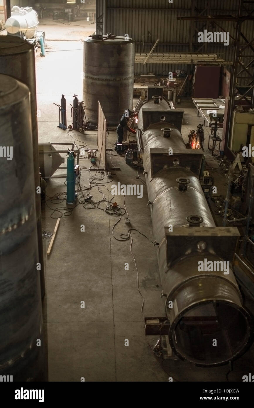 Factory workshop of steel factory Stock Photo - Alamy