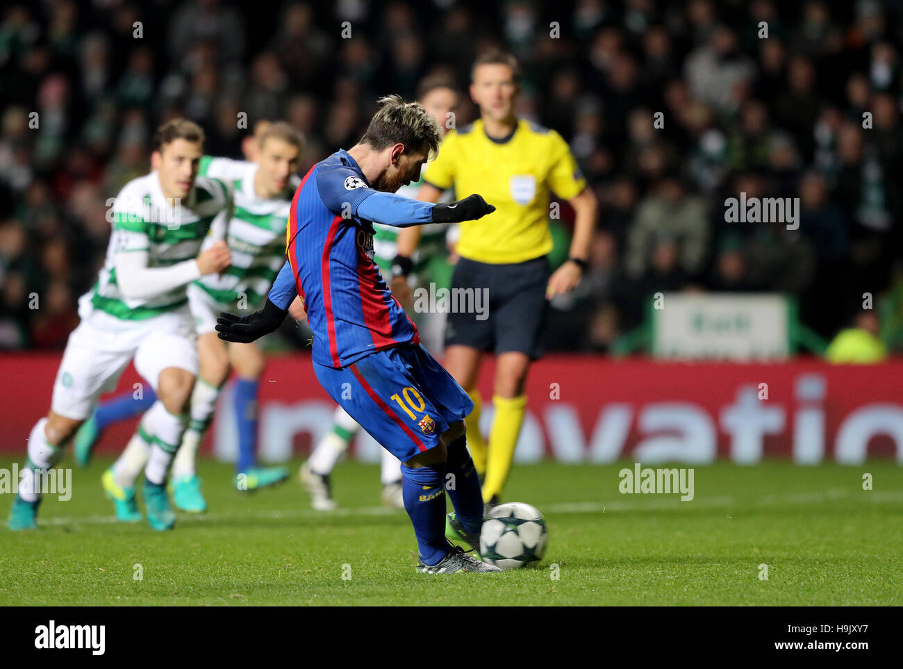 Barcelonas lionel messi scores sides second goal game penalty hi-res ...