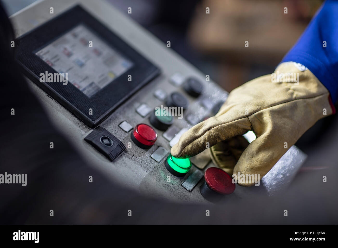 Starting switch in control hi-res stock photography and images - Alamy