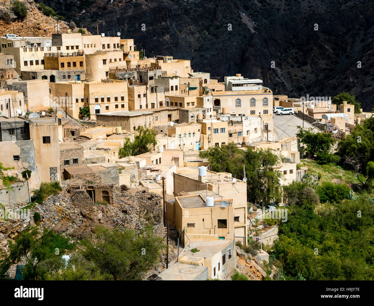 Jabal al mountain range oman hi-res stock photography and images - Alamy