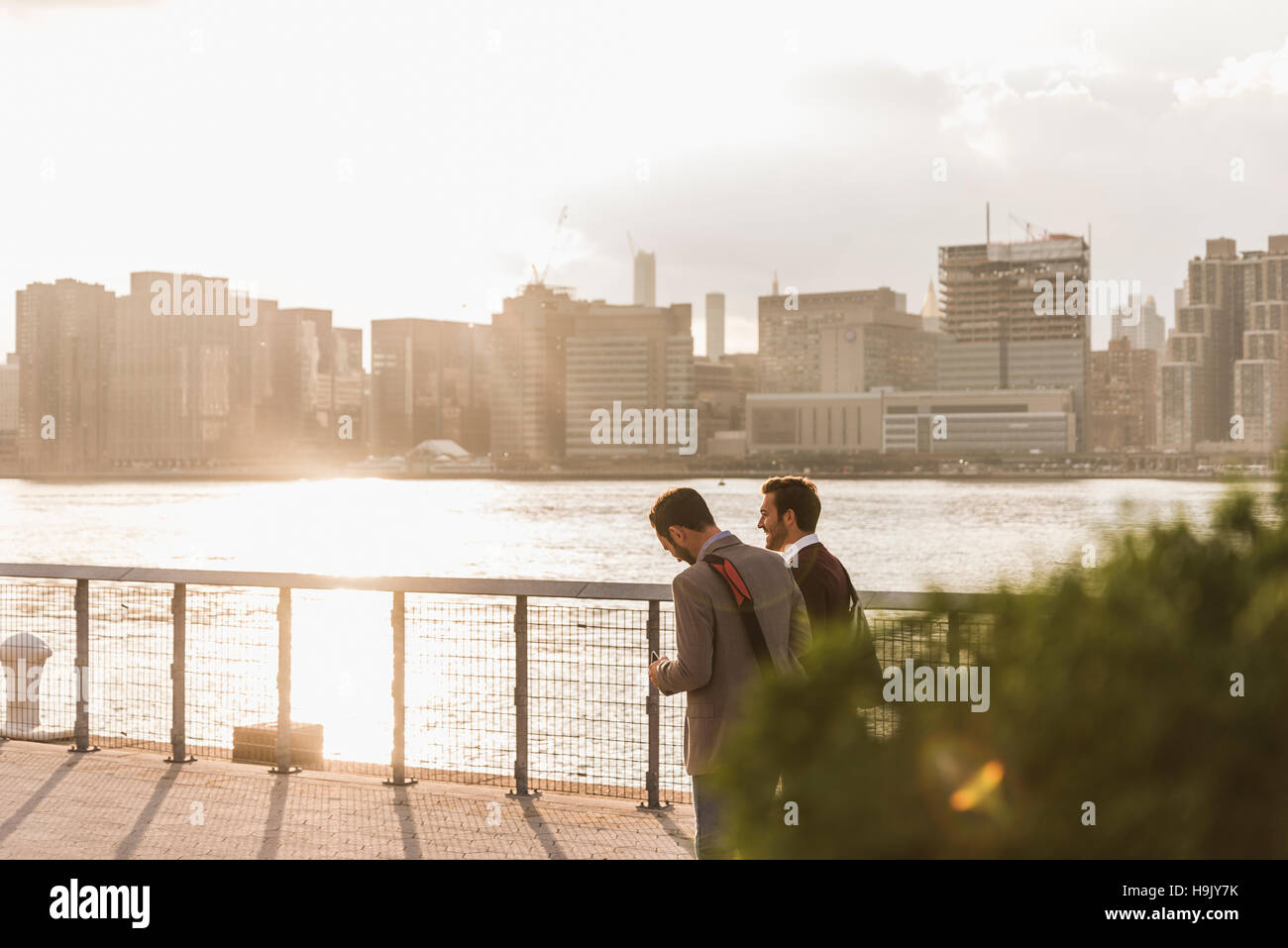 Two men walking along river hi-res stock photography and images - Alamy