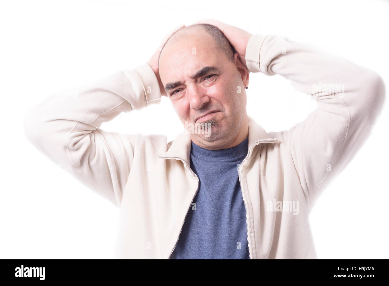 Hands grabbing face hi-res stock photography and images - Alamy