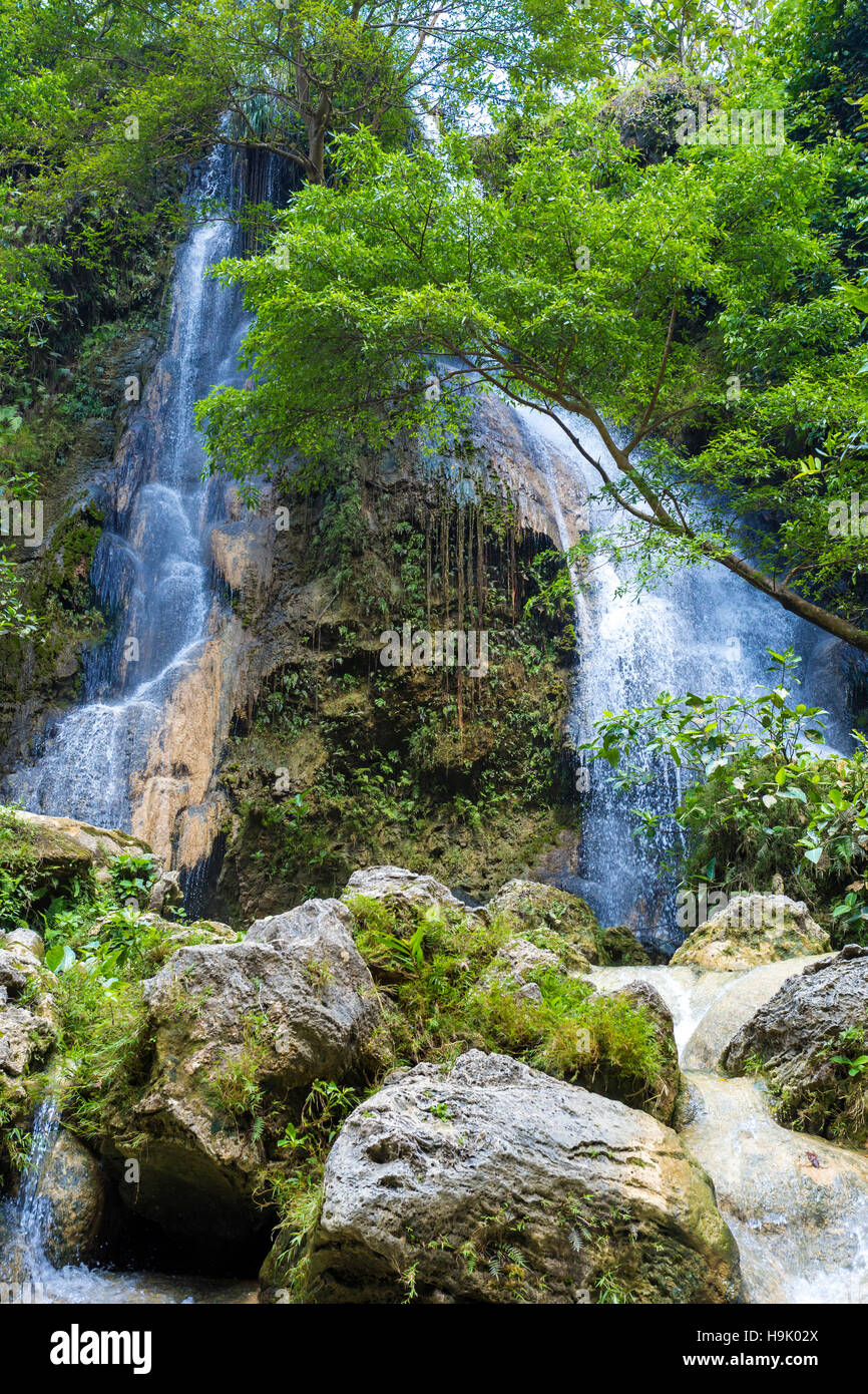 Indonesia, Java, waterfall Stock Photo - Alamy