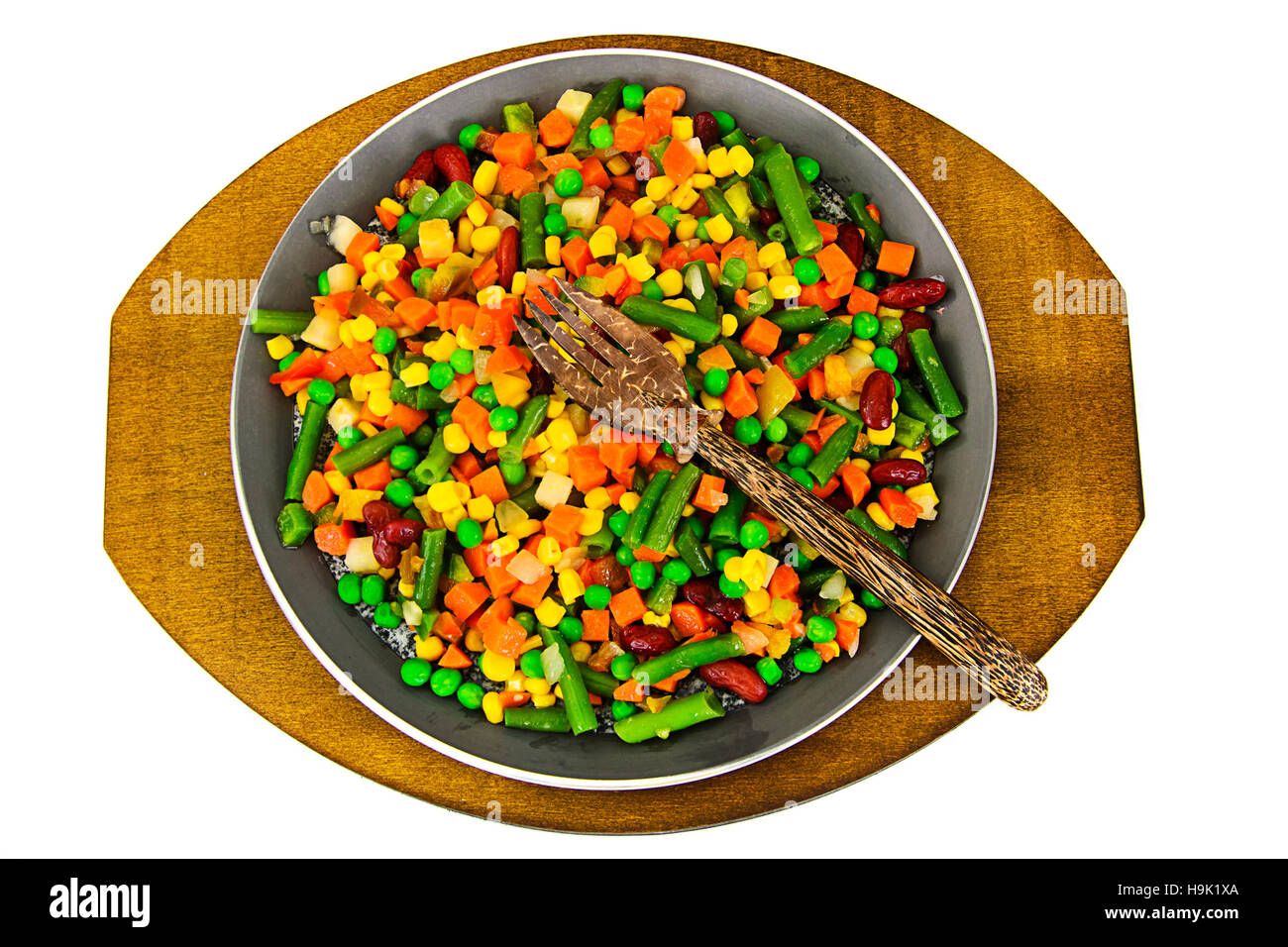 Mexican Mix of Vegetables. Tomatoes, Beans, Celery Root and Green Beans ...