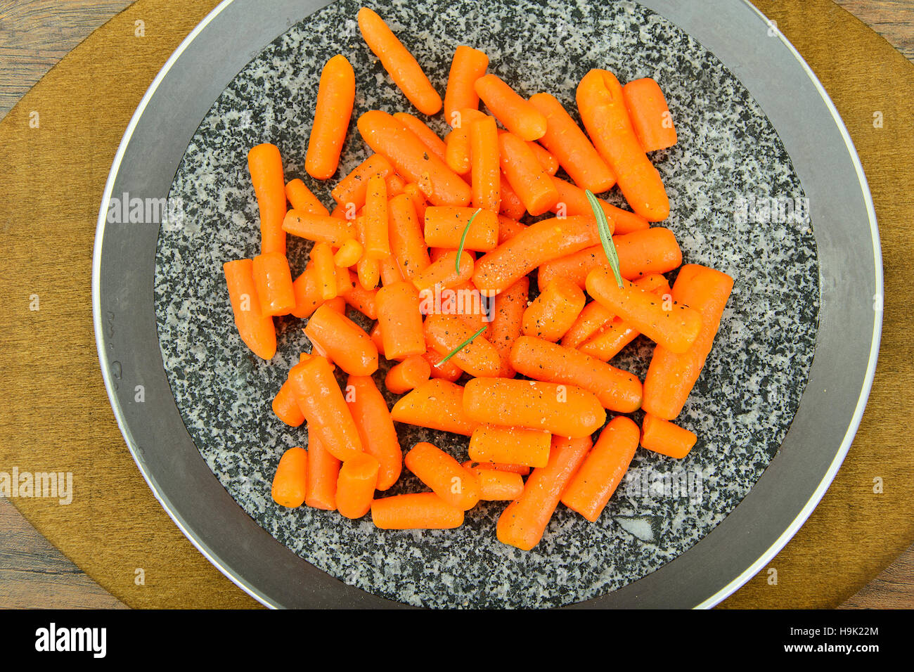 Healthy and Diet Food: Carrots on Plate. Studio Photo Stock Photo - Alamy
