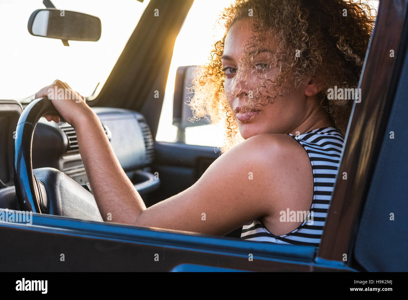 Race car driver portrait hi-res stock photography and images - Alamy