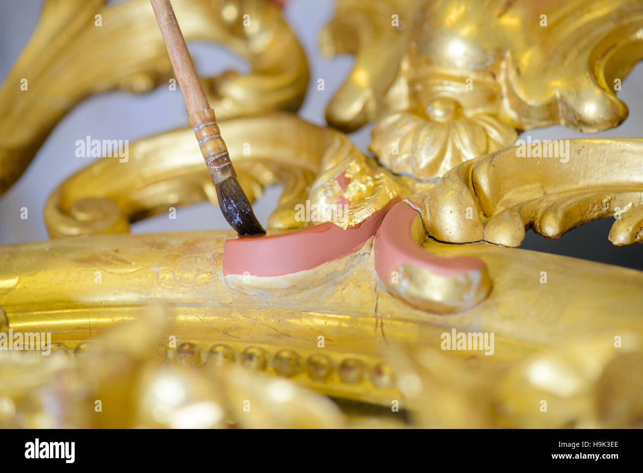 painting with care Stock Photo - Alamy