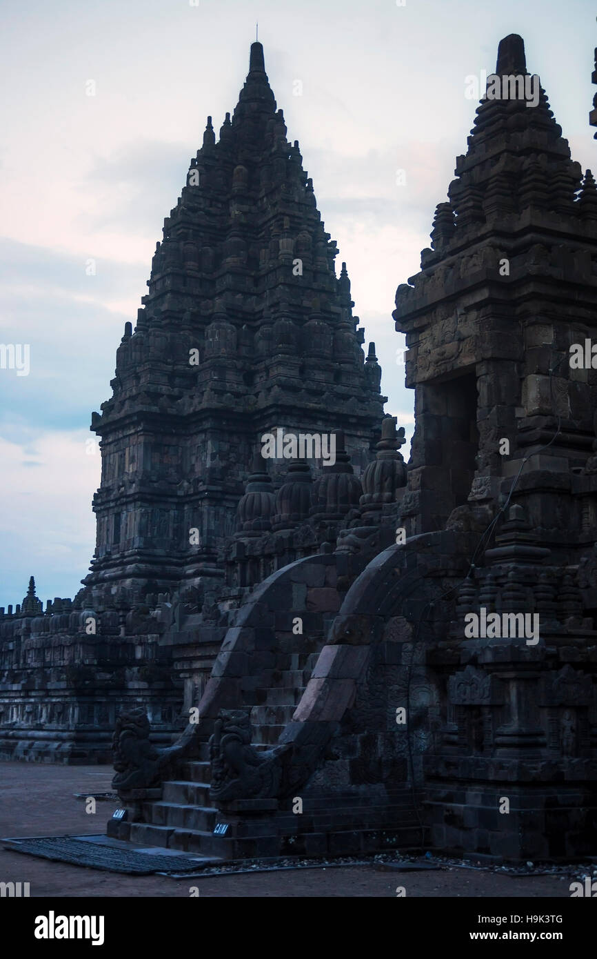 Parambanan hindu temple complex hi-res stock photography and images - Alamy