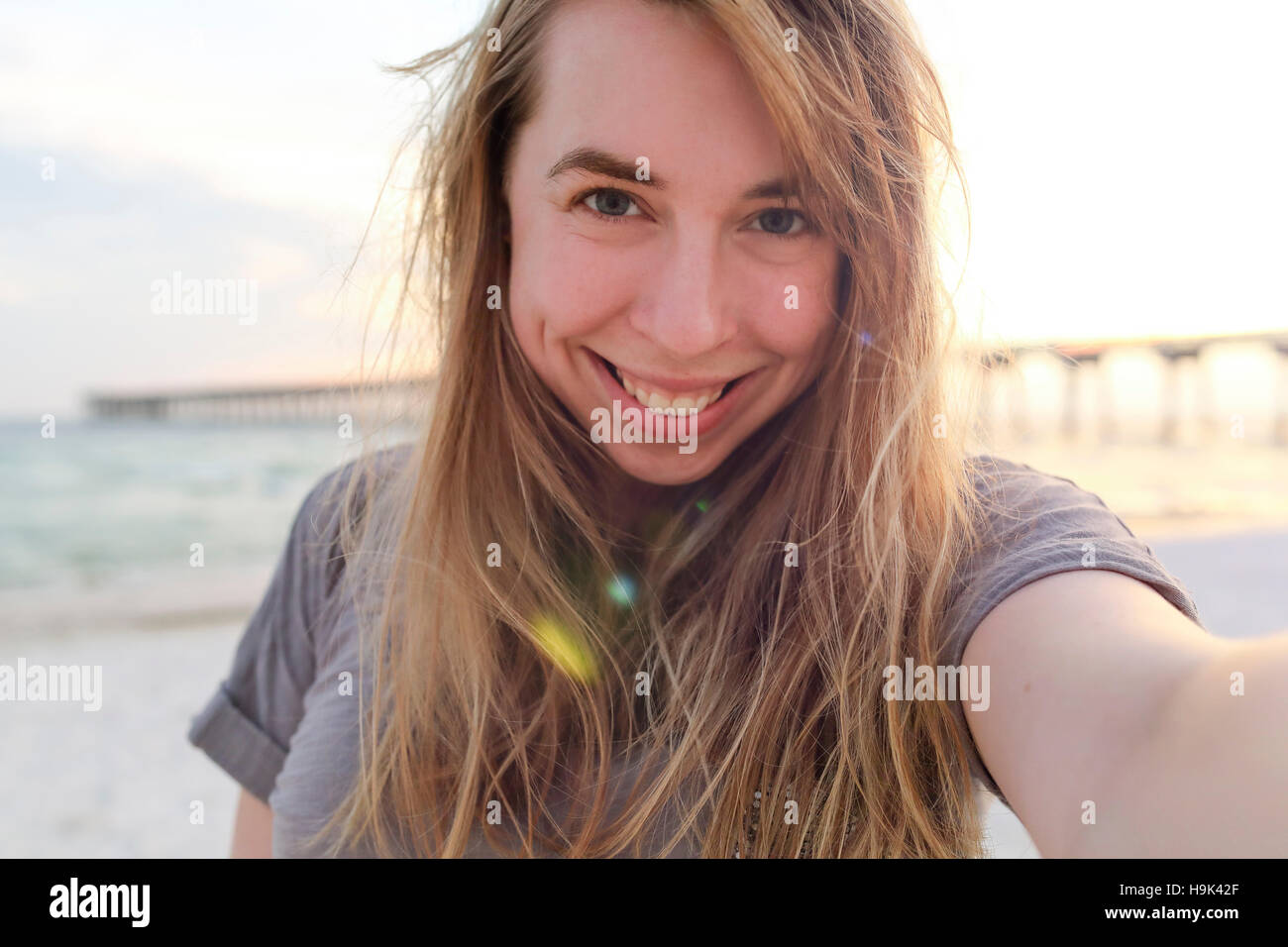 Florida beach selfie hi-res stock photography and images - Alamy