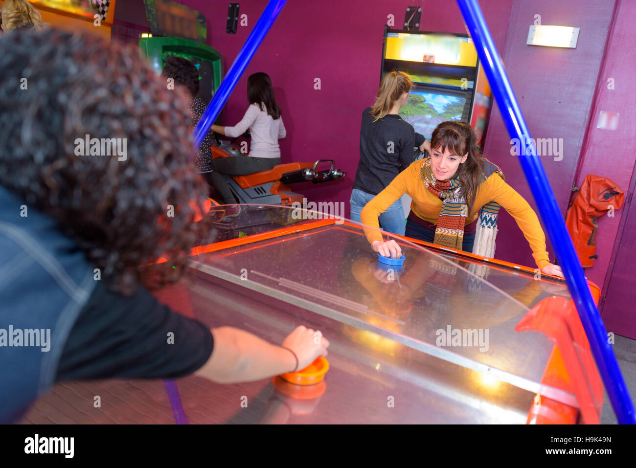in the arcade Stock Photo - Alamy