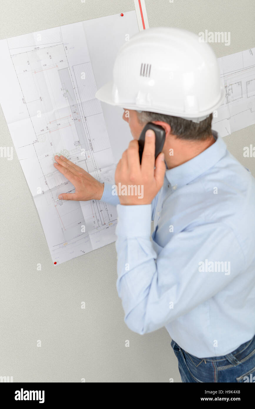 planning a construction building Stock Photo - Alamy