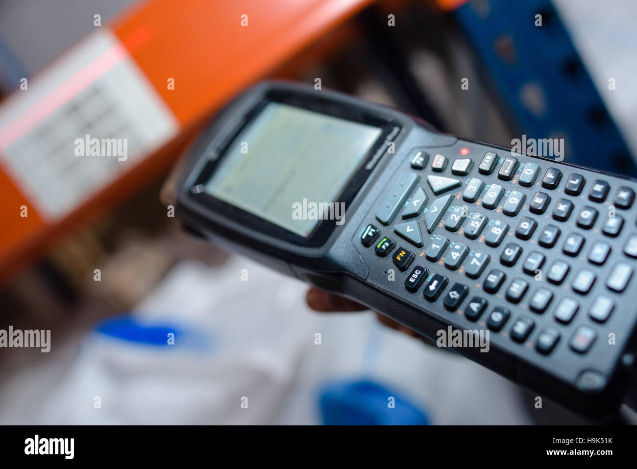 Closeup of digital scanner Stock Photo - Alamy