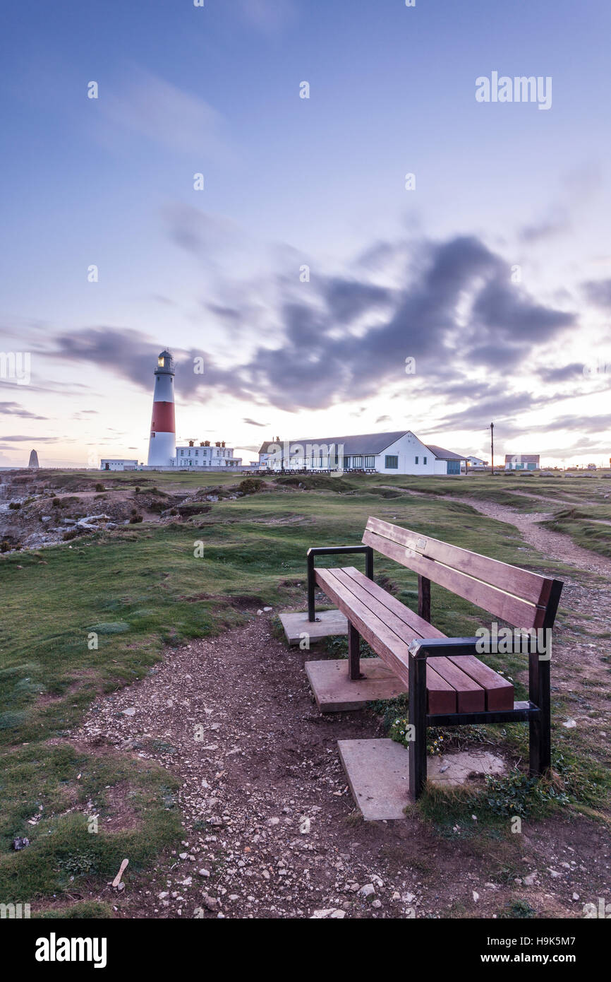 Portland Bill lighthouse in Dorset, UK Stock Photo - Alamy